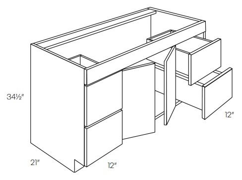 Wholesale Flat Packed Bathroom Vanities of Classic Matrix Silver for ...